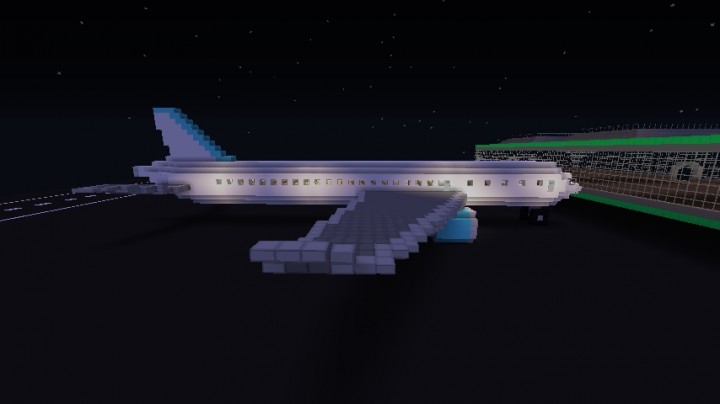 Boeing 757 Minecraft Map