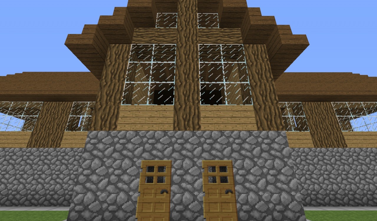 Simple Wooden Manor Template (1.7.10) Minecraft Map