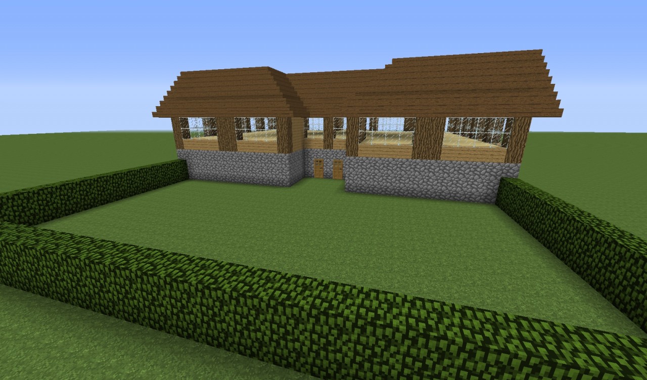 Simple Wooden Manor Template (1.7.10) Minecraft Map
