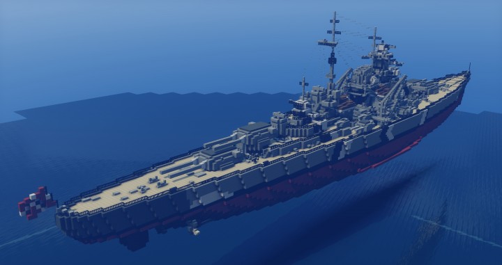 German Battleship: Bismarck Minecraft Map
