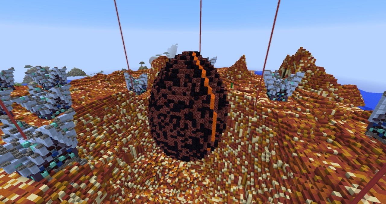 The world of the Phoenix Minecraft Map