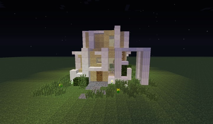 Small Modern House Minecraft Map