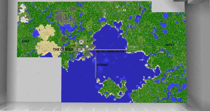 The map of my city (under construction) Minecraft Map