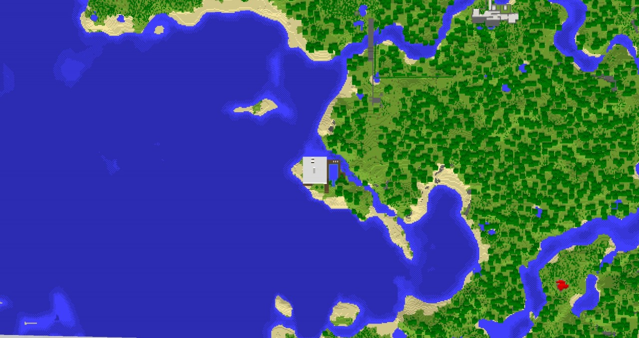 The map of my city (under construction) Minecraft Map