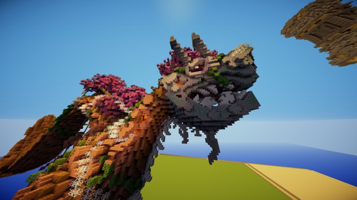 1st Organic - Elemental Dragon Minecraft Map