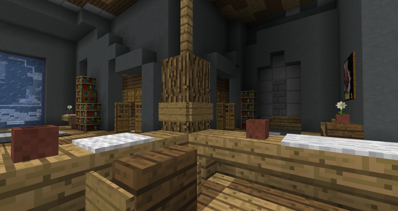 Slush - A city based on snow 71x71 Minecraft Map