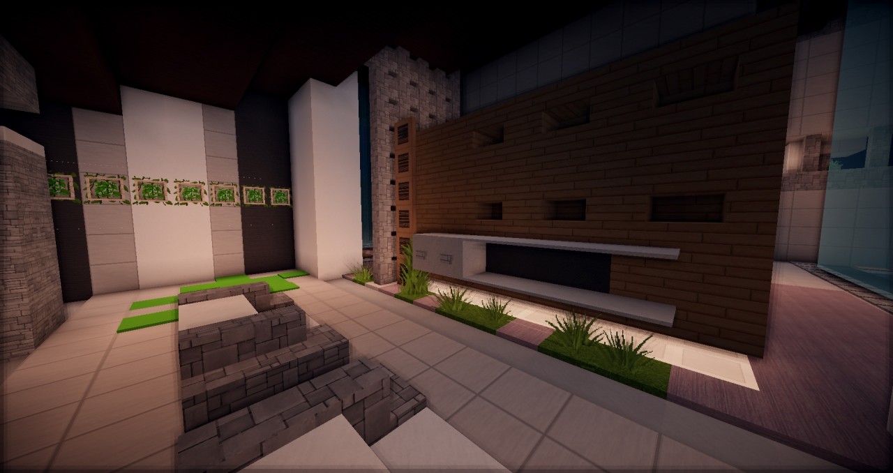 Abstract Modern Experimental House Minecraft Map