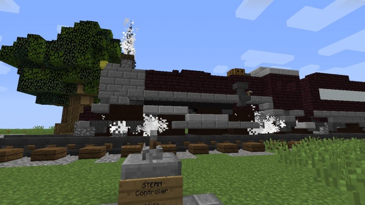 Mid 1900s Steam Passenger Train Minecraft Map