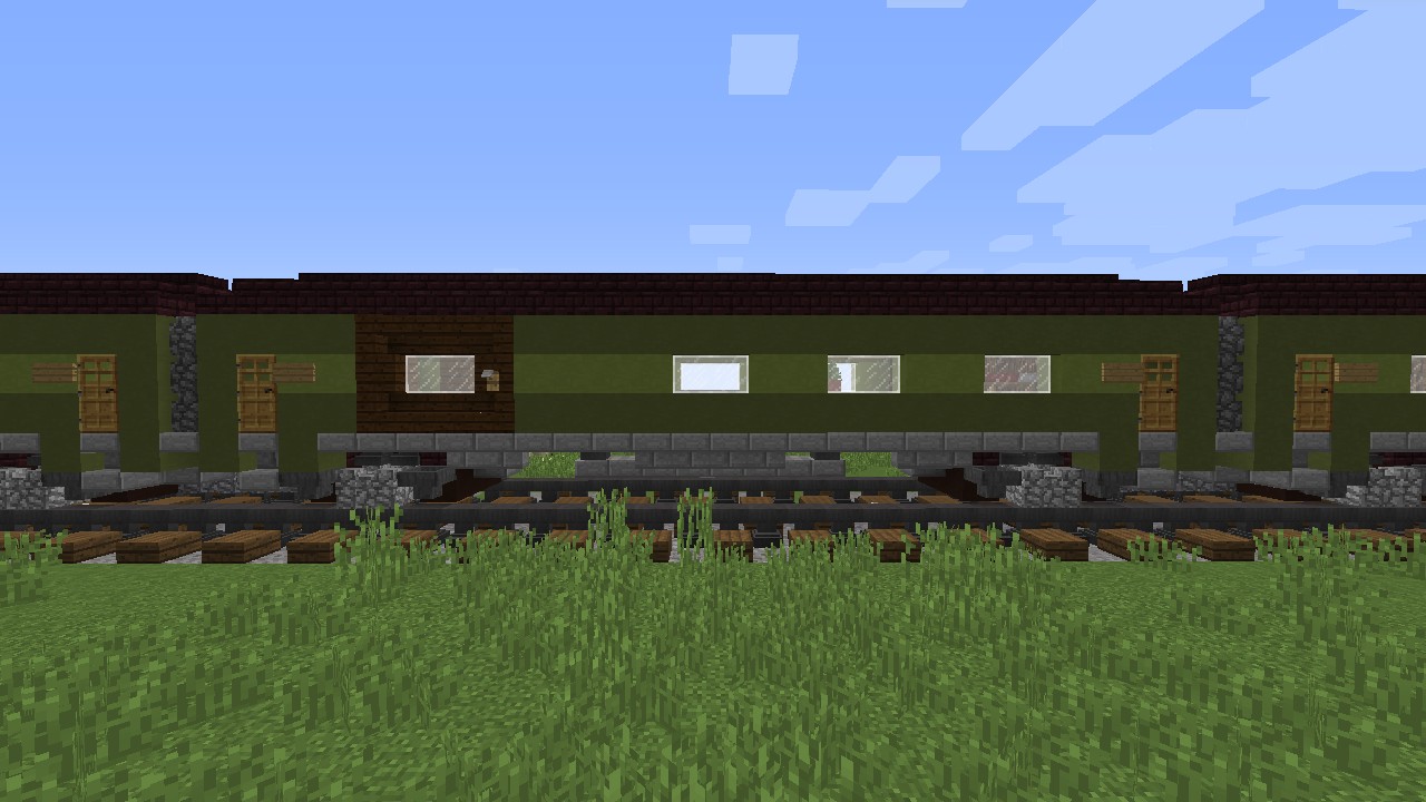 Mid 1900s Steam Passenger Train Minecraft Map