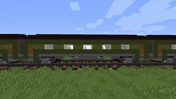 Mid 1900s Steam Passenger Train Minecraft Map