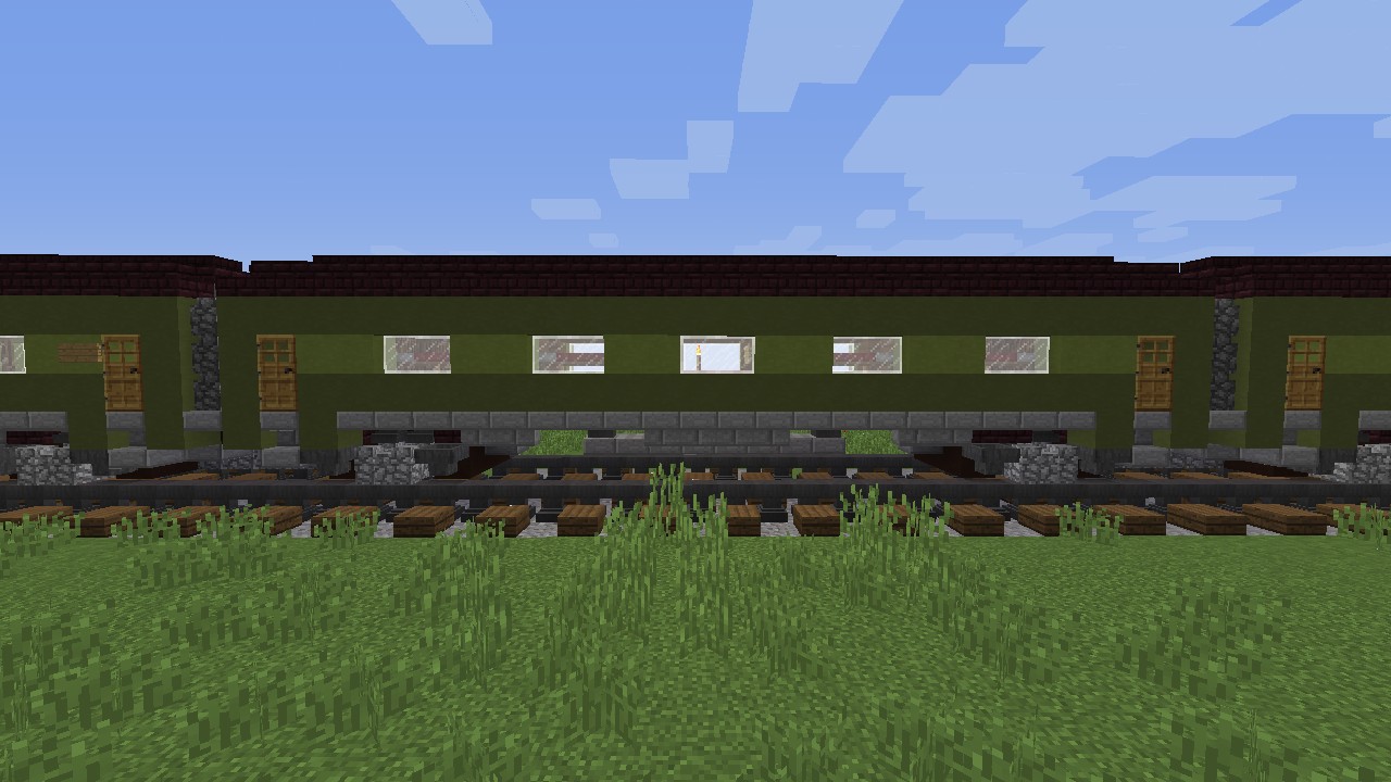 Mid 1900s Steam Passenger Train Minecraft Map