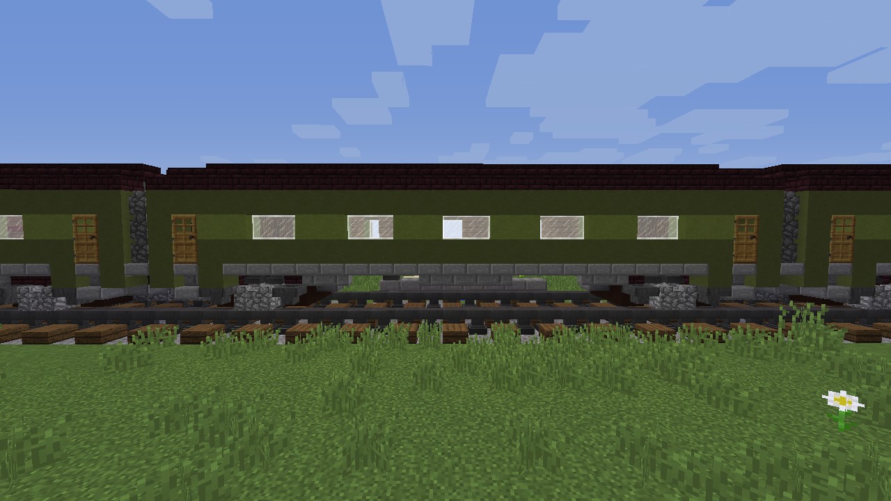 Mid 1900s Steam Passenger Train Minecraft Map
