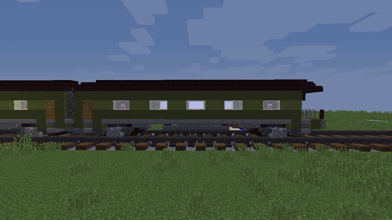 Mid 1900s Steam Passenger Train Minecraft Map