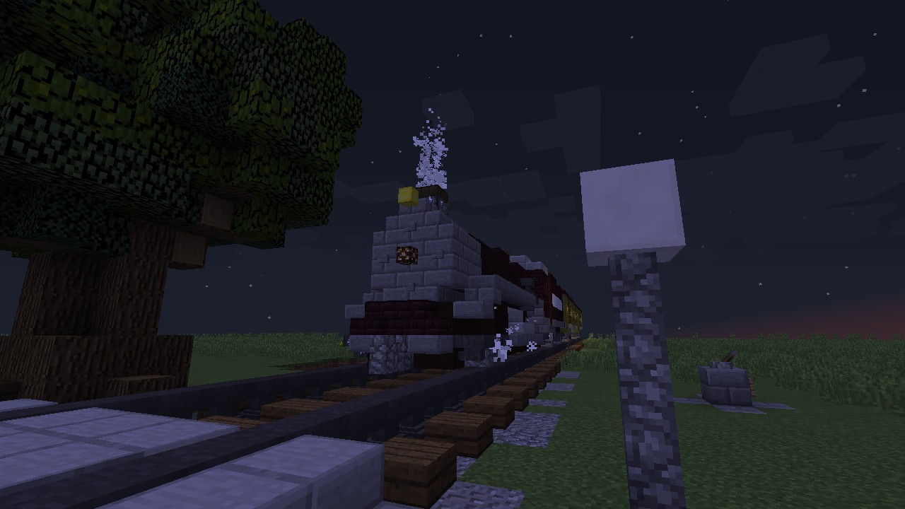 Mid 1900s Steam Passenger Train Minecraft Map