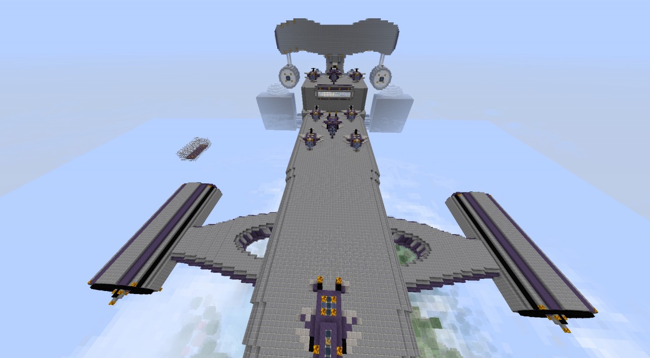 Starship Battlecruiser Minecraft Map