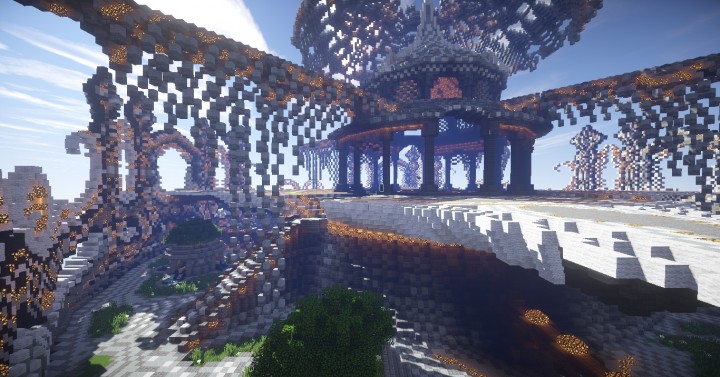 Server spawns Minecraft Map
