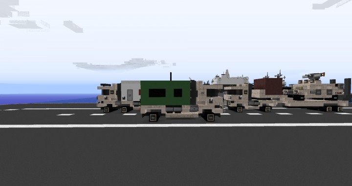 ARMY Trucks (POP REEL) Minecraft Map