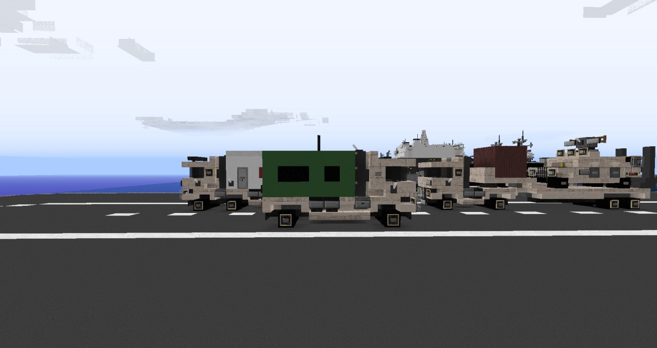 ARMY Trucks (POP REEL) Minecraft Map