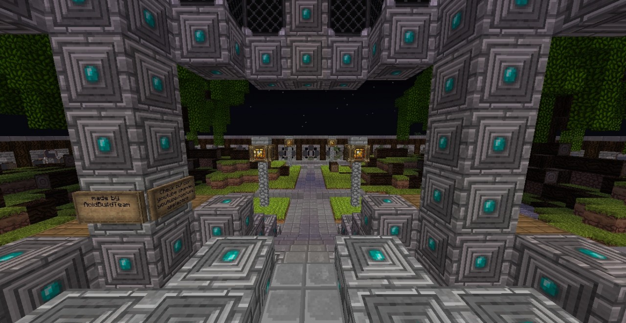 Acid Build Team FactionsSpawn Minecraft Map
