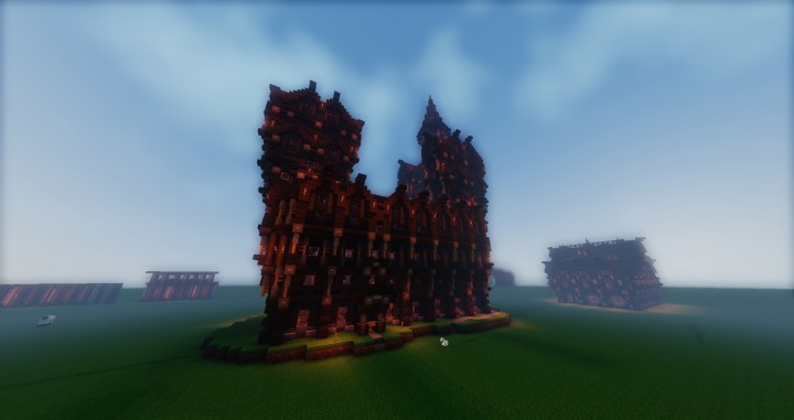 Fancy Large Dark Oak Building Minecraft Map