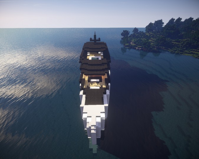 Modern Fast Motor Yacht Minecraft Map
