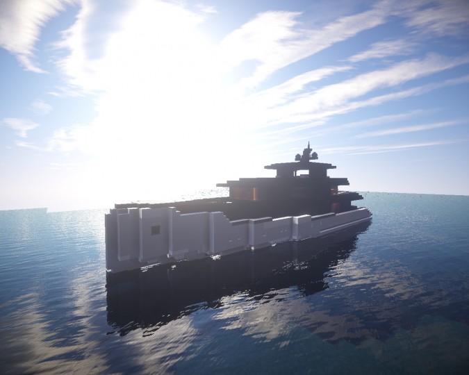 Modern Fast Motor Yacht Minecraft Map