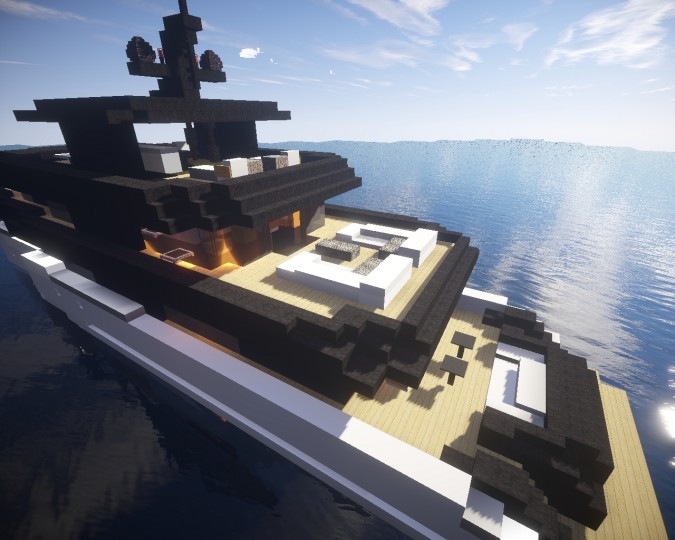Modern Fast Motor Yacht Minecraft Map