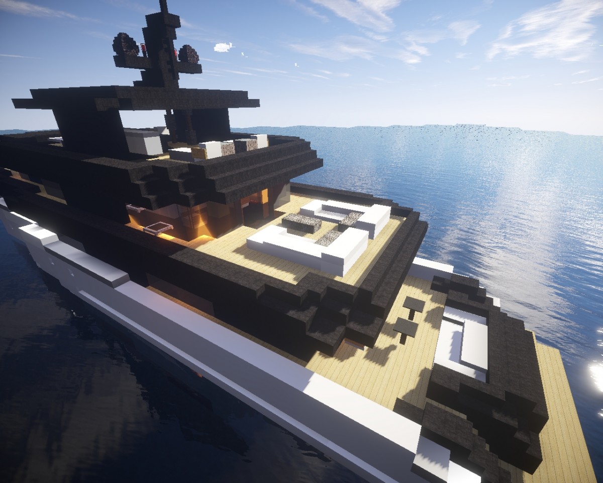 Modern Fast Motor Yacht Minecraft Map
