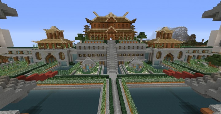 asian city Minecraft Map