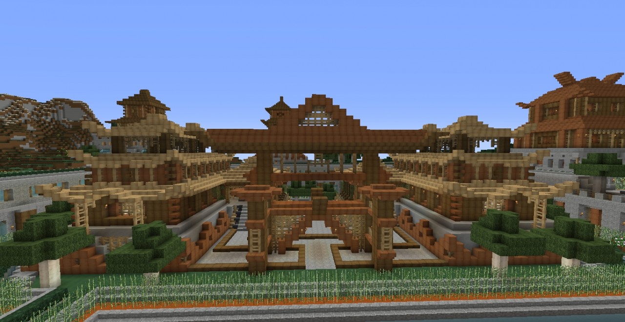 asian city Minecraft Map