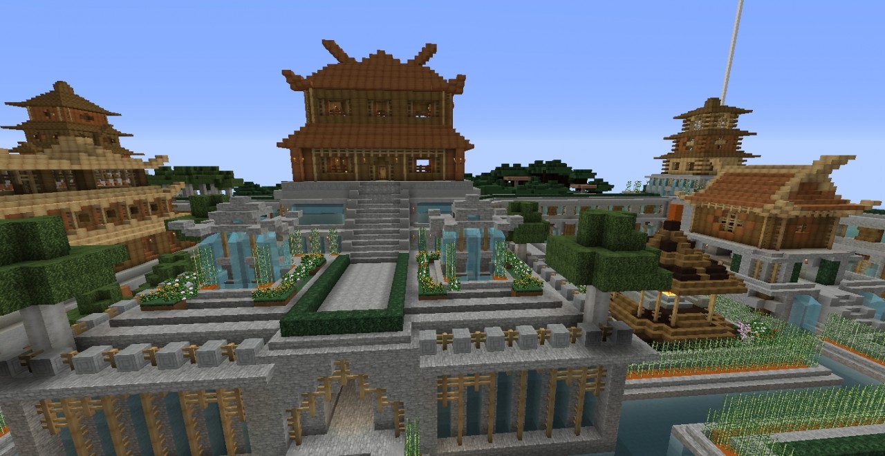 asian city Minecraft Map