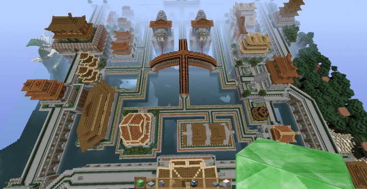 asian city Minecraft Map