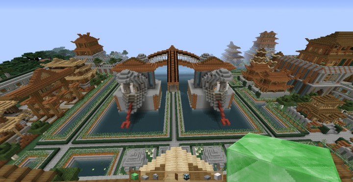 asian city Minecraft Map