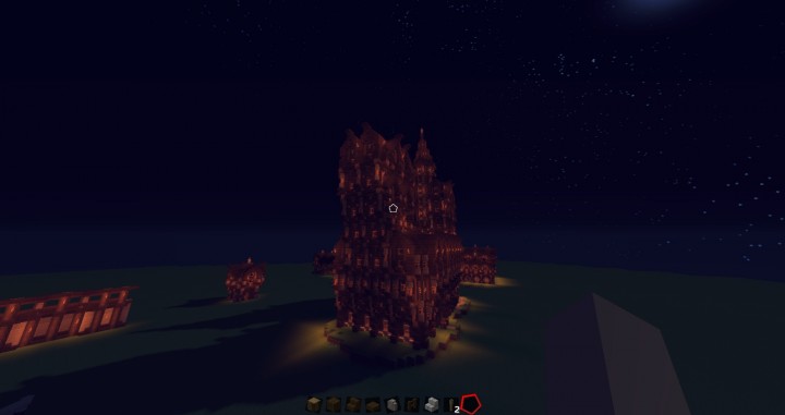 Fancy Large Dark Oak Building Minecraft Map