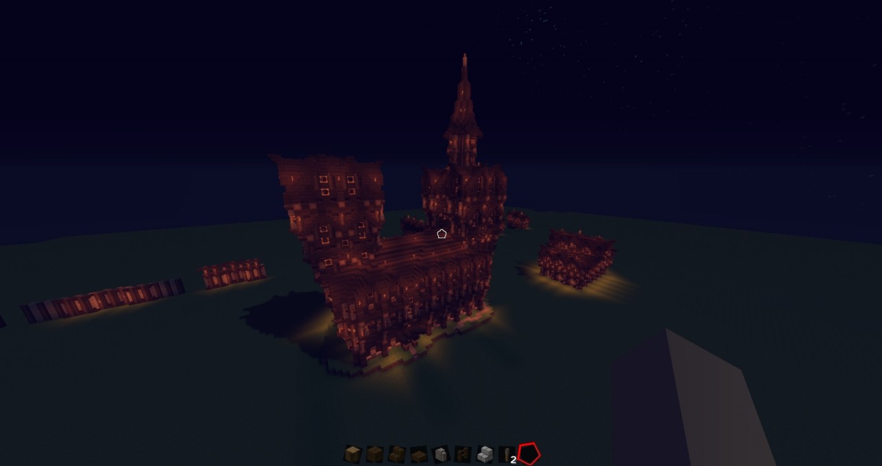 Fancy Large Dark Oak Building Minecraft Map