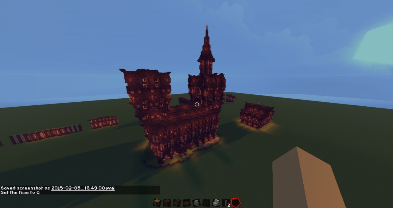 Fancy Large Dark Oak Building Minecraft Map