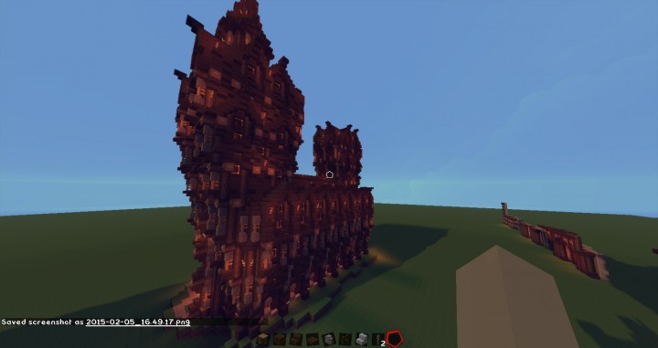 Fancy Large Dark Oak Building Minecraft Map