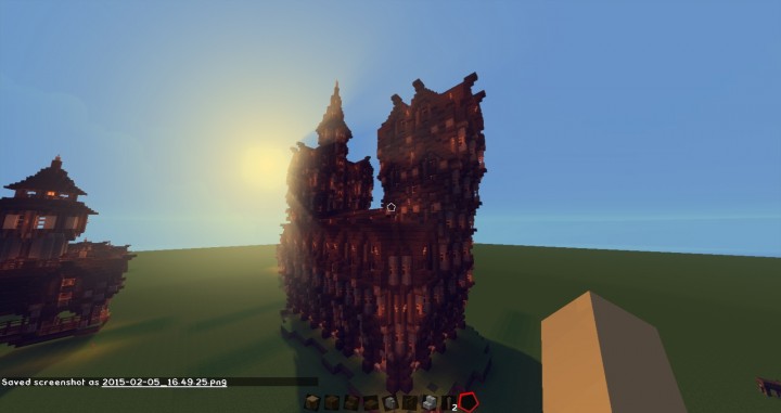 Fancy Large Dark Oak Building Minecraft Map