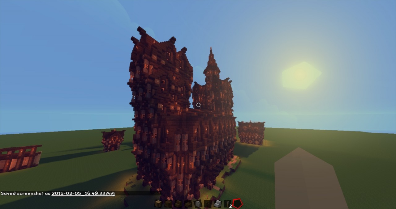 Fancy Large Dark Oak Building Minecraft Map