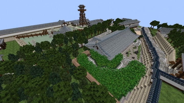 Japanese Shimeji Castle Minecraft Map