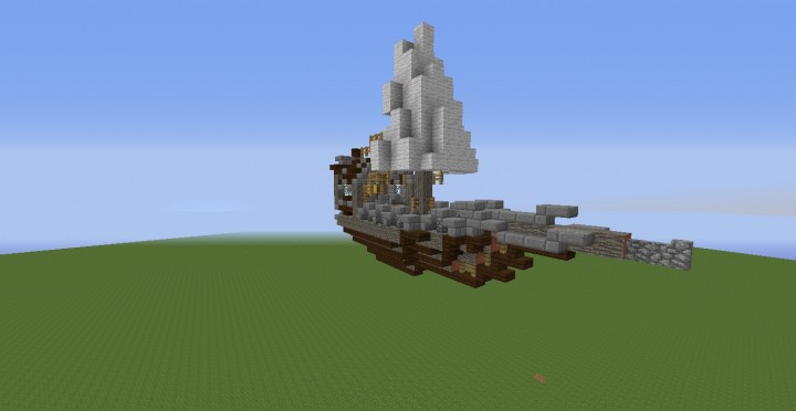 First boat/ship Minecraft Map