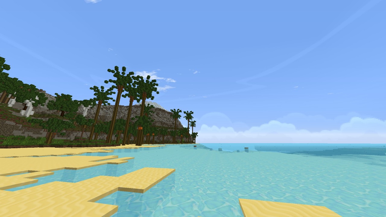 Ocean Island [Custom Terrain] Minecraft Map