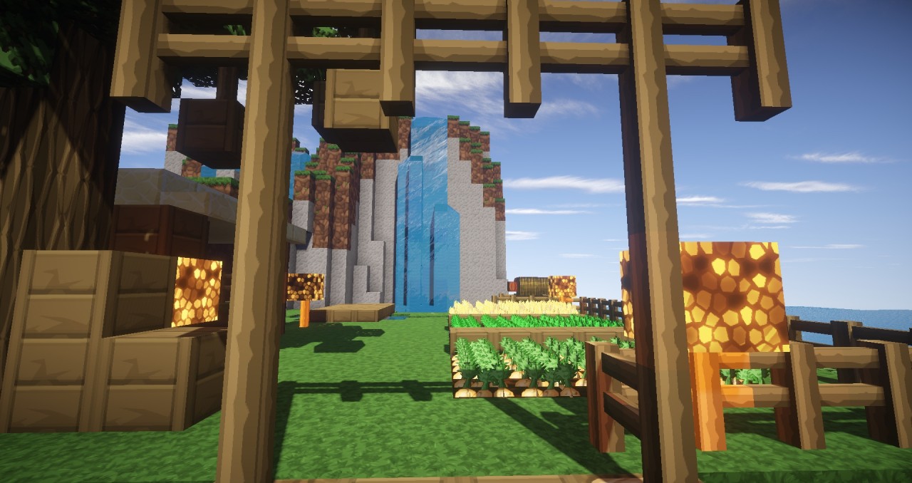 Monster Hunter Tri Village Minecraft Map
