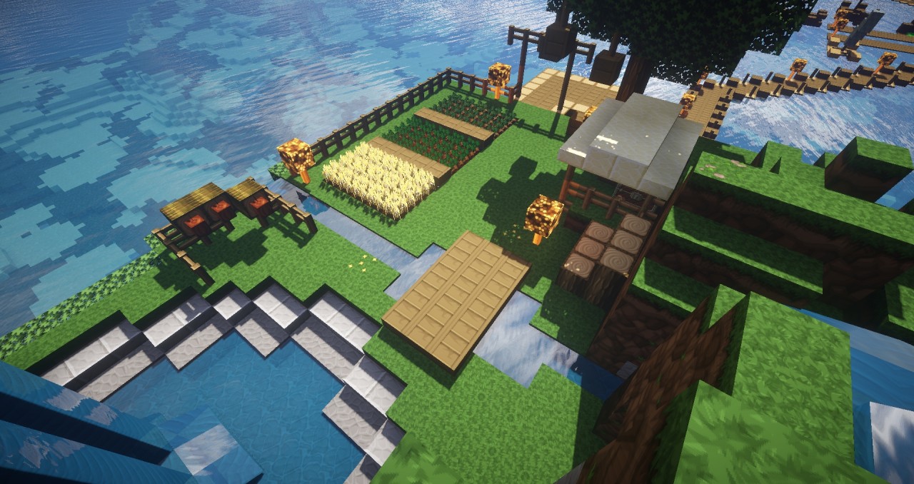 Monster Hunter Tri Village Minecraft Map