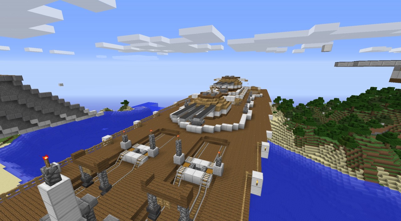 Airship Heavy Cruiser - Class Valkyrie Minecraft Map