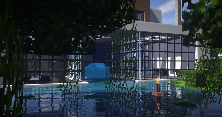 Pond House Minecraft Map