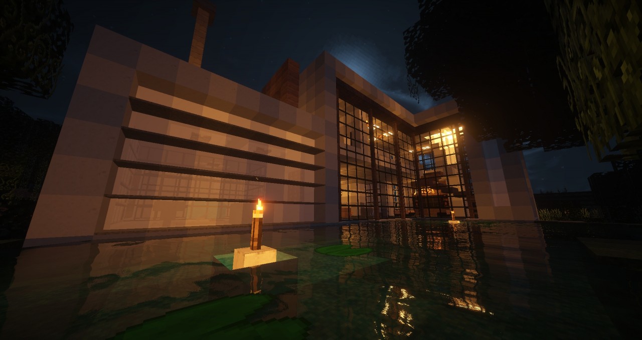 Pond House Minecraft Map