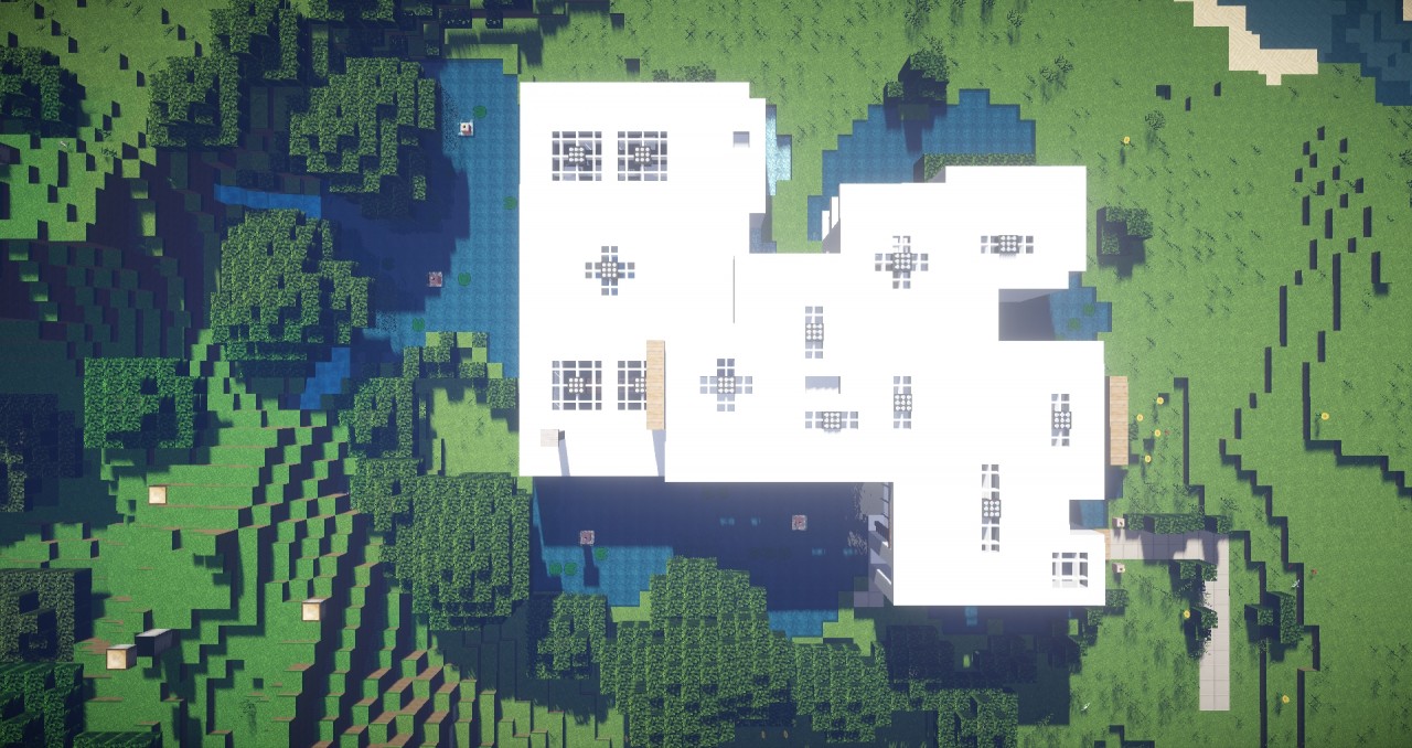 Pond House Minecraft Map