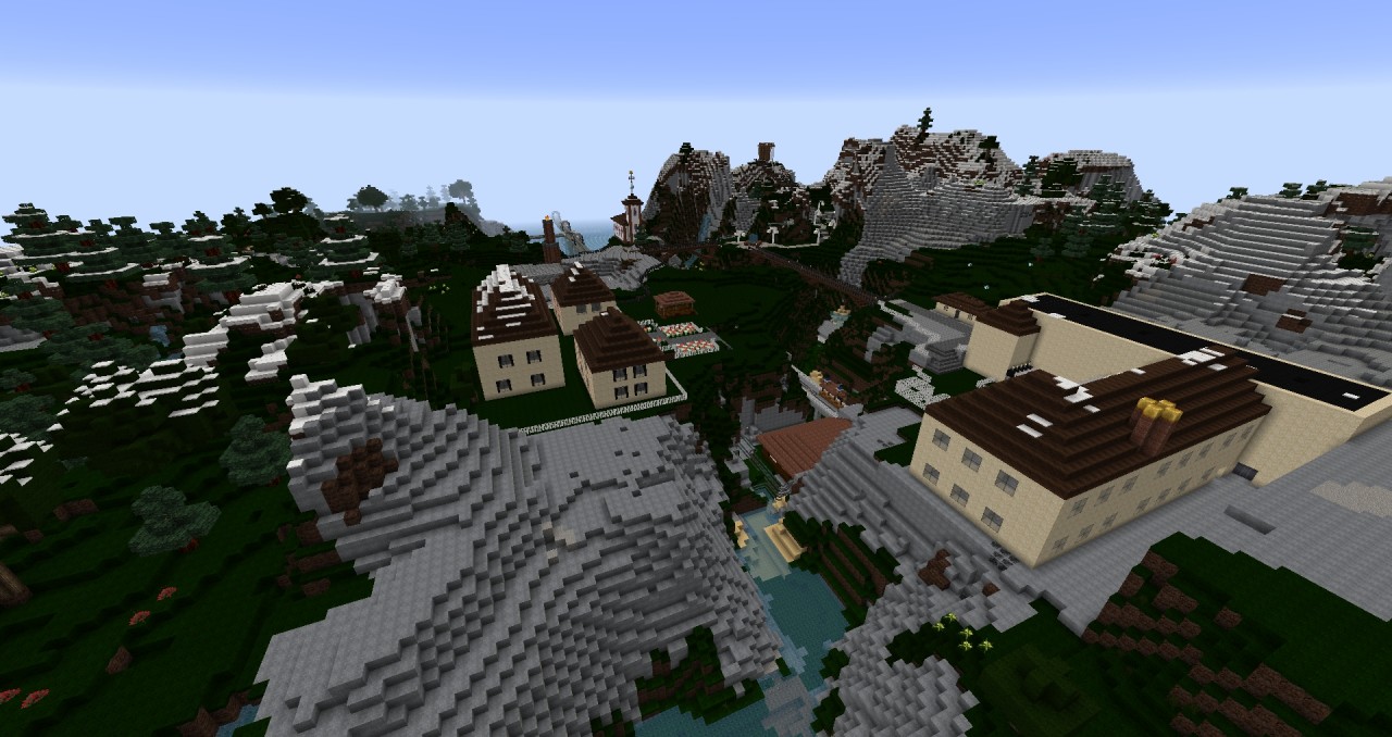 Huge COUNTRY Minecraft Map