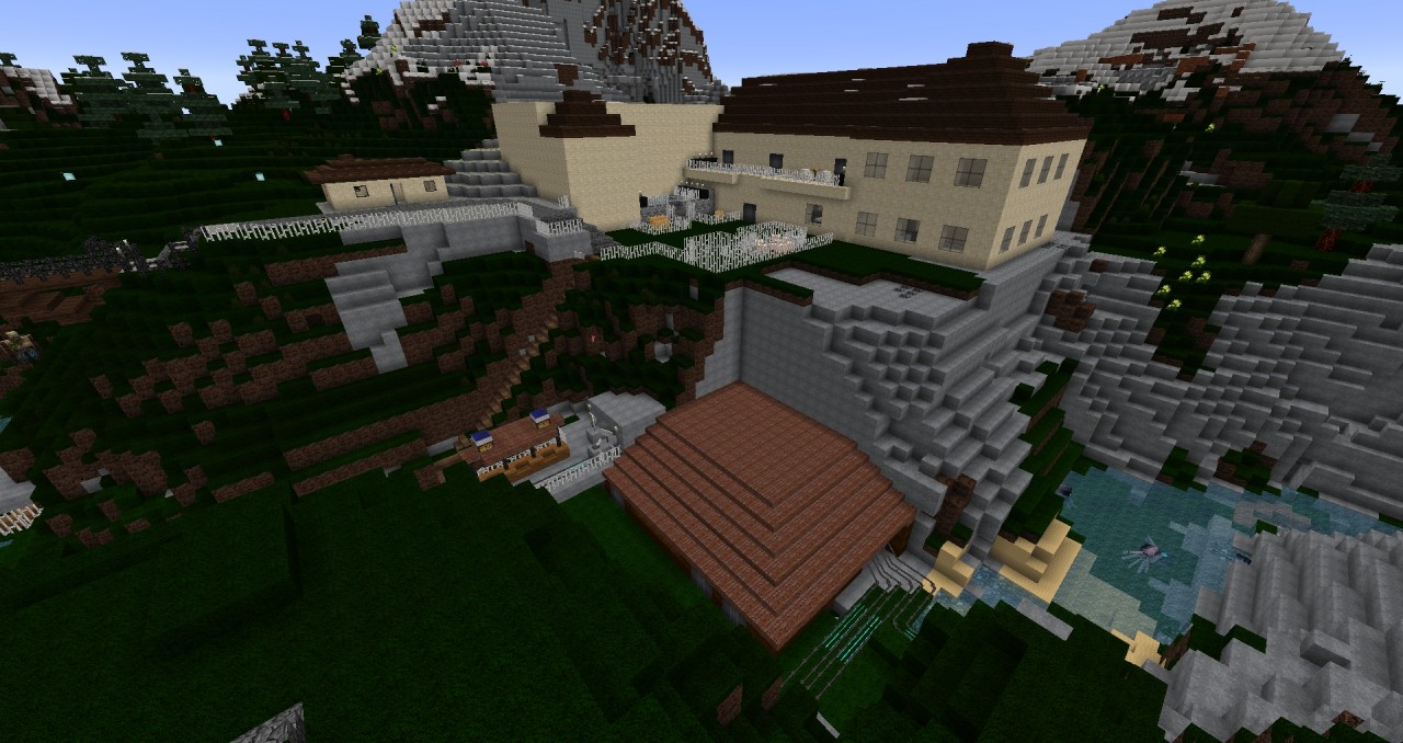 Huge COUNTRY Minecraft Map